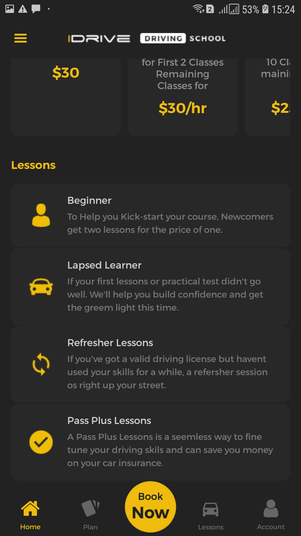 iDrive React Native Theme by reactnativeapp4u | CodeCanyon